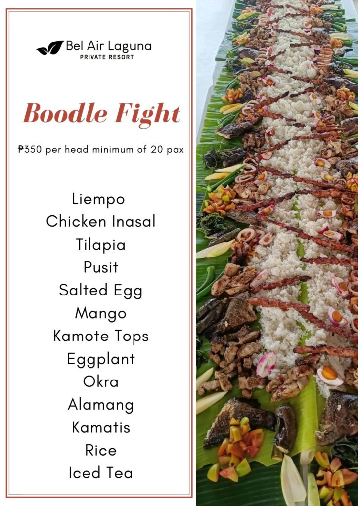 Food – Bel Air Laguna Private Resort